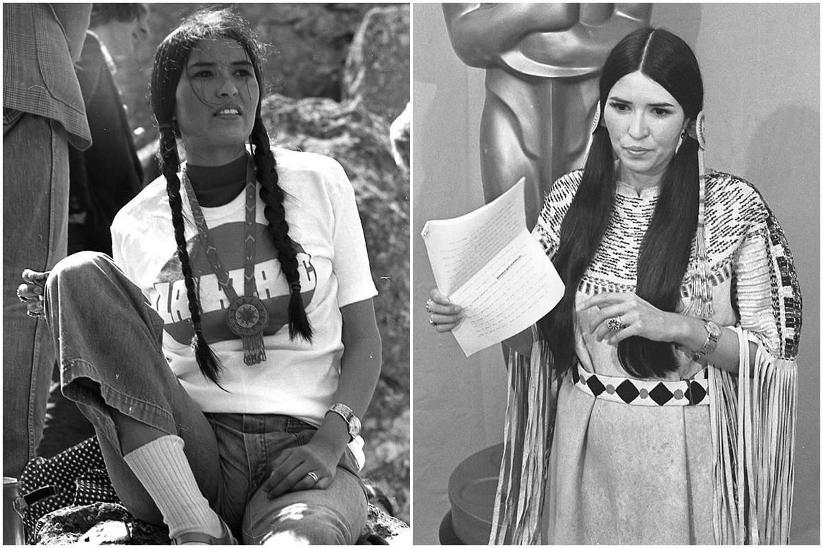 Sacheen Littlefeather, who famously appeared in Marlon Brando's place ... Sacheen Littlefeather, who famously appeared in Marlon Brando's place ...