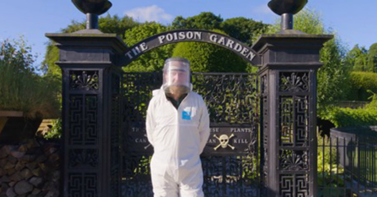 The world's deadliest garden lies inside an ancient English castle ...
