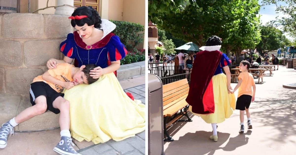 Snow White soothing a boy having an 'autism meltdown' will make you ...