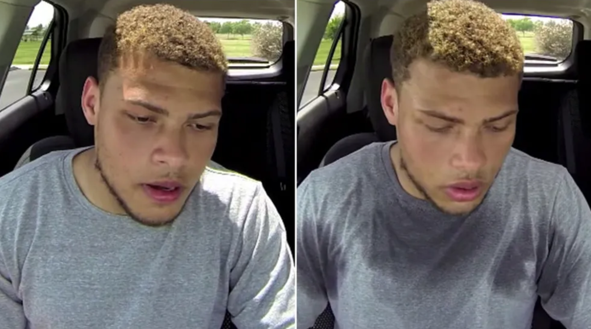 Football player locked himself in a hot car to show what it's like for ...