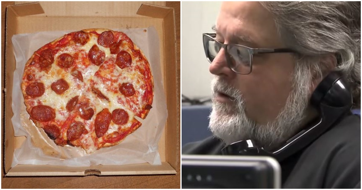 When a 911 operator got a call for a 'large pizza' he quickly realized ...