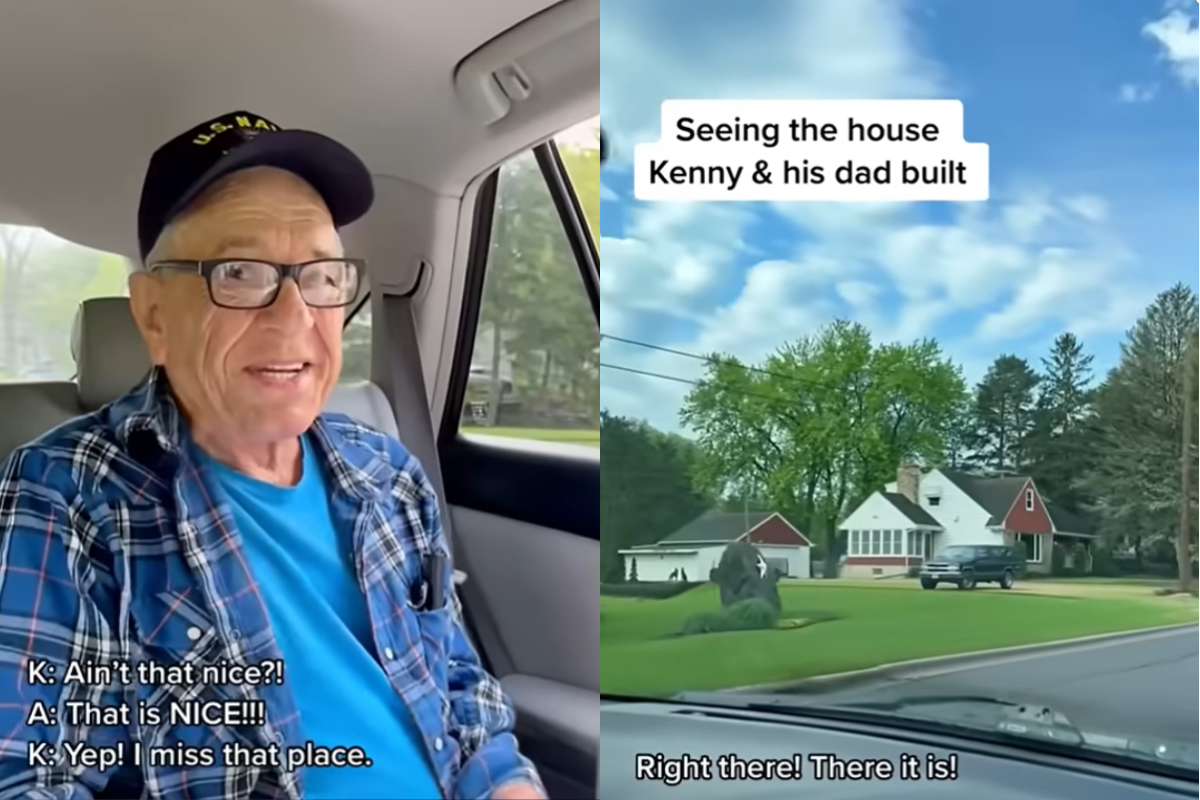 Navy veteran's emotional visit to home he build with dad in 1955 brings ...