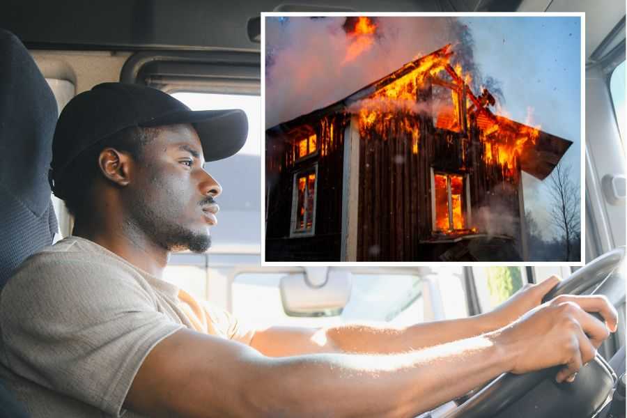 'Remarkable' UPS driver runs into burning home to save 101-year-old ...