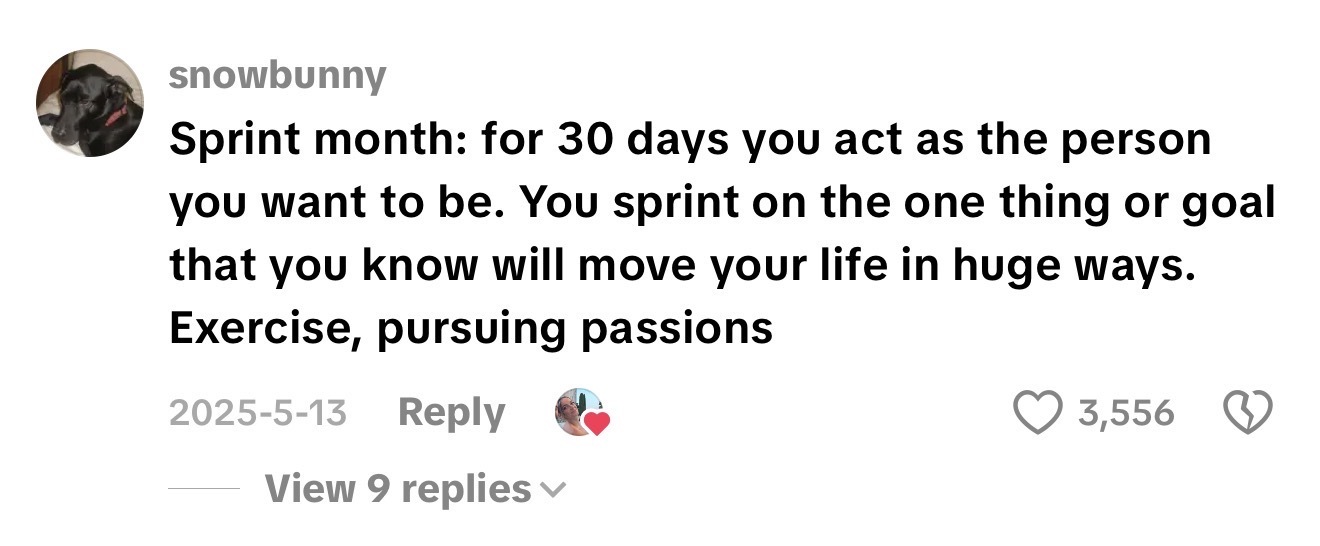 'Sprint Month' trend: The science behind why it works